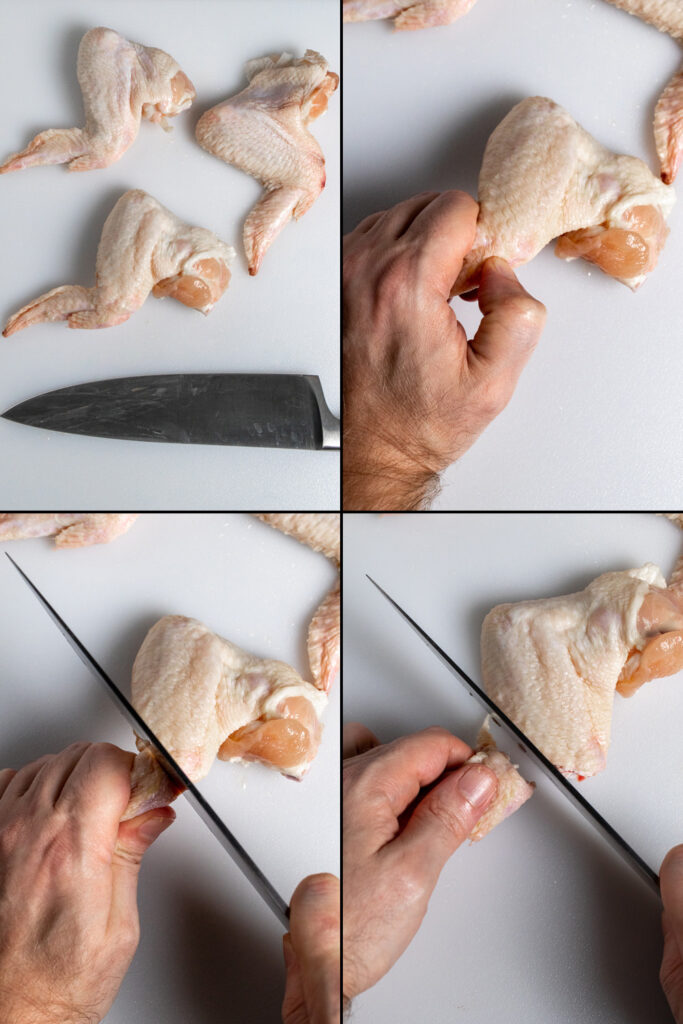 How to Cut Chicken Wings - The Night Owl Chef