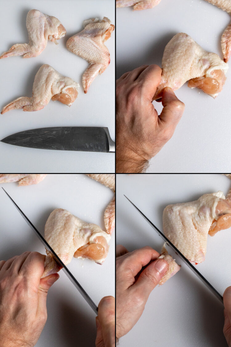How to Cut Chicken Wings - The Night Owl Chef