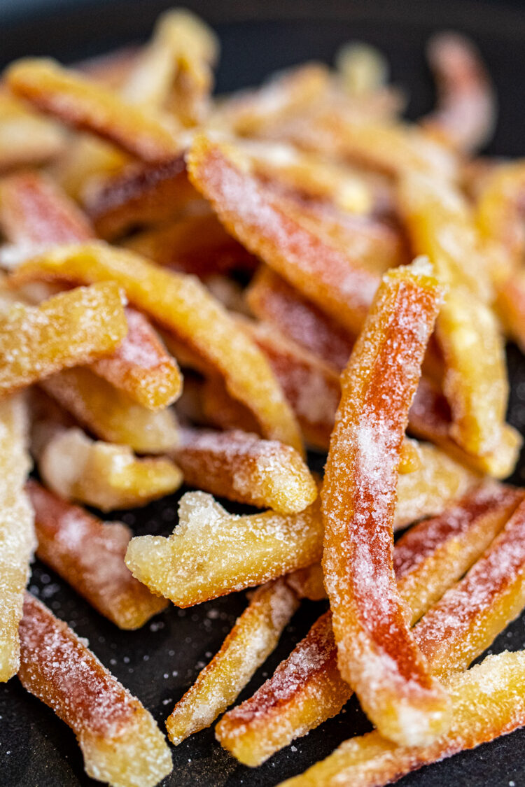 Candied Orange (Citrus) Peels - The Night Owl Chef