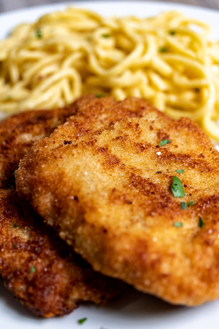 Authentic German Jägerschnitzel - The Night Owl Chef
