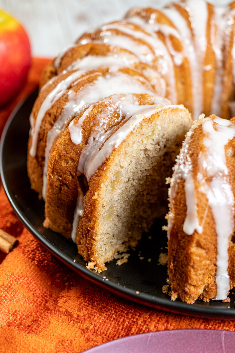 Cider-Glazed Apple Bundt Cake - The Night Owl Chef