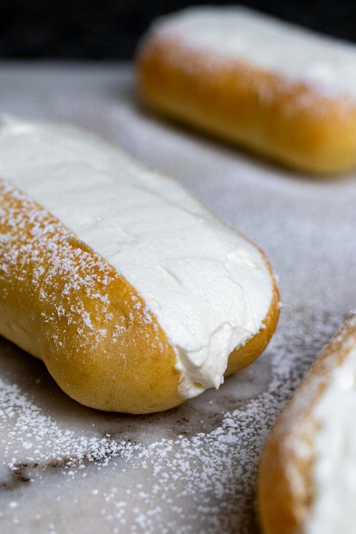 Roman Maritozzi (Italian Sweet Buns) - The Night Owl Chef