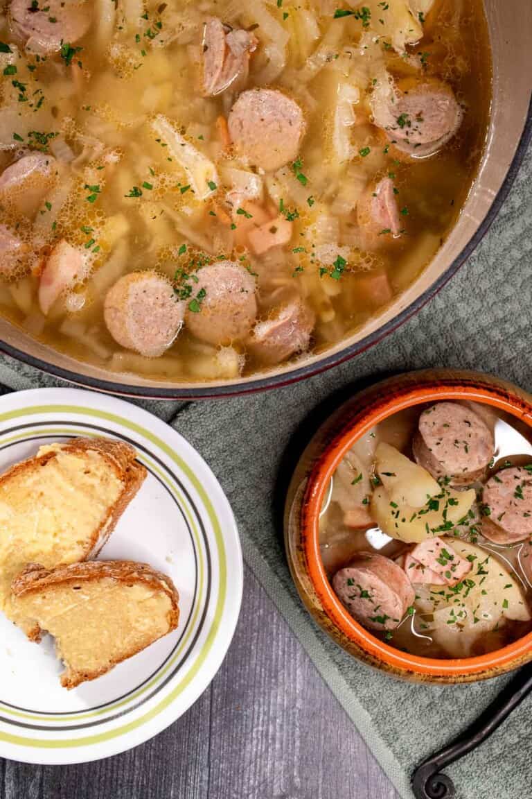 Dublin Coddle (Irish Sausage & Potato Stew) - The Night Owl Chef