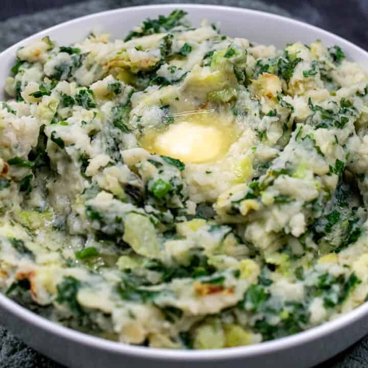 Traditional Irish Colcannon (Irish Mashed Potatoes) - The Night Owl Chef