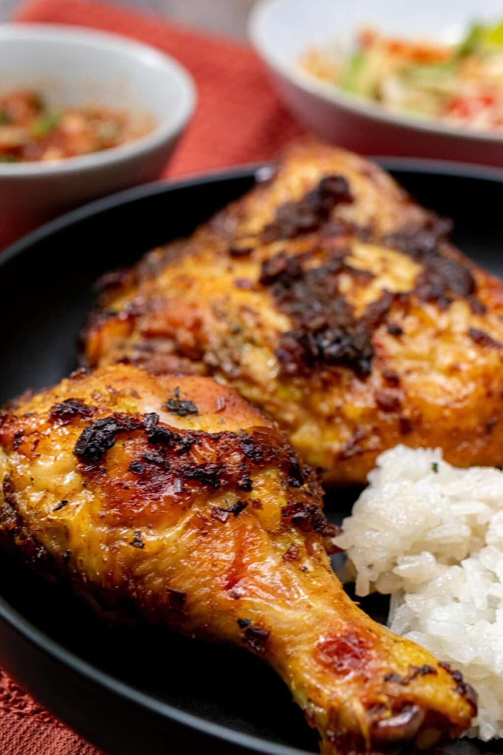Thai Grilled Chicken (Gai Yang) - The Night Owl Chef
