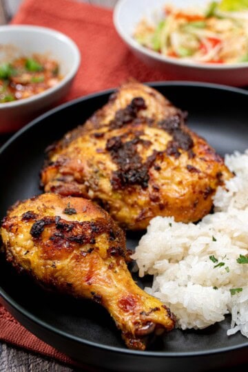 Thai Grilled Chicken (Gai Yang) - The Night Owl Chef