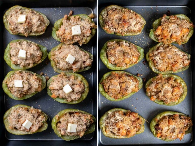 Shrimp & Ham Stuffed Mirlitons - The Night Owl Chef