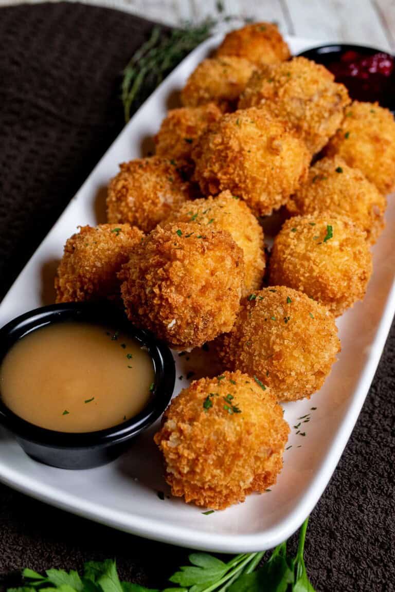 Leftover Turkey & Mashed Potato Croquettes - The Night Owl Chef
