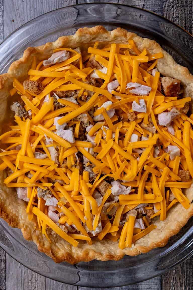Thanksgiving Leftovers Quiche - The Night Owl Chef