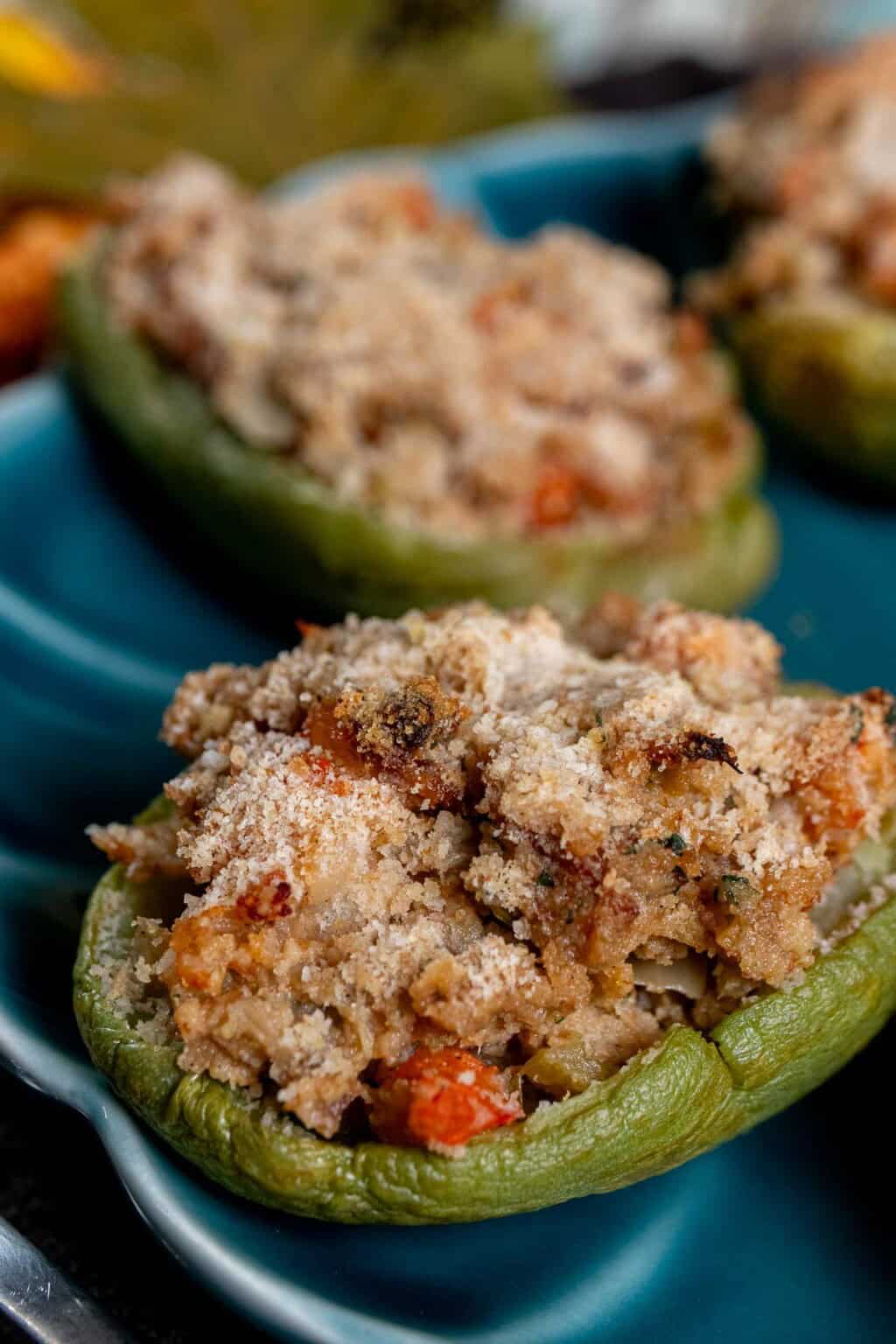 Shrimp & Ham Stuffed Mirlitons - The Night Owl Chef