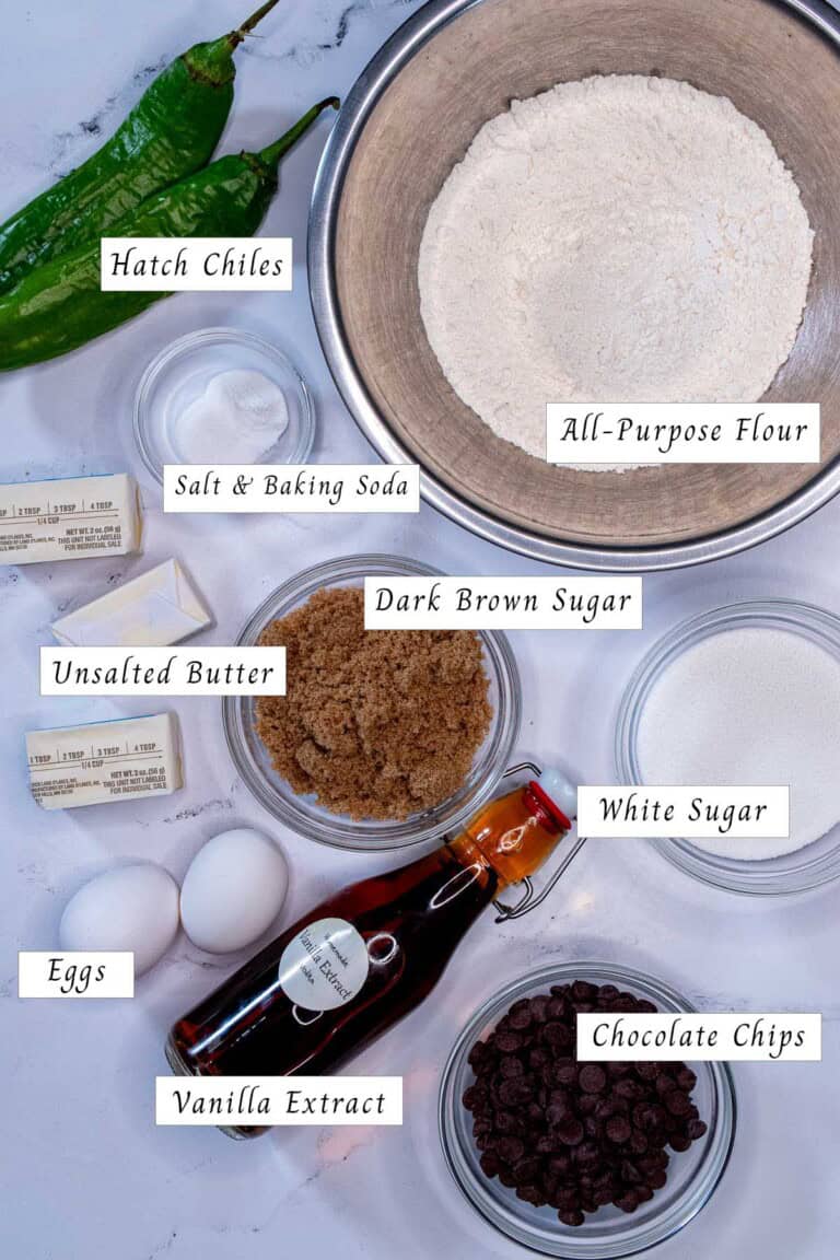 Hatch Green Chile Chocolate Chip Cookies - The Night Owl Chef