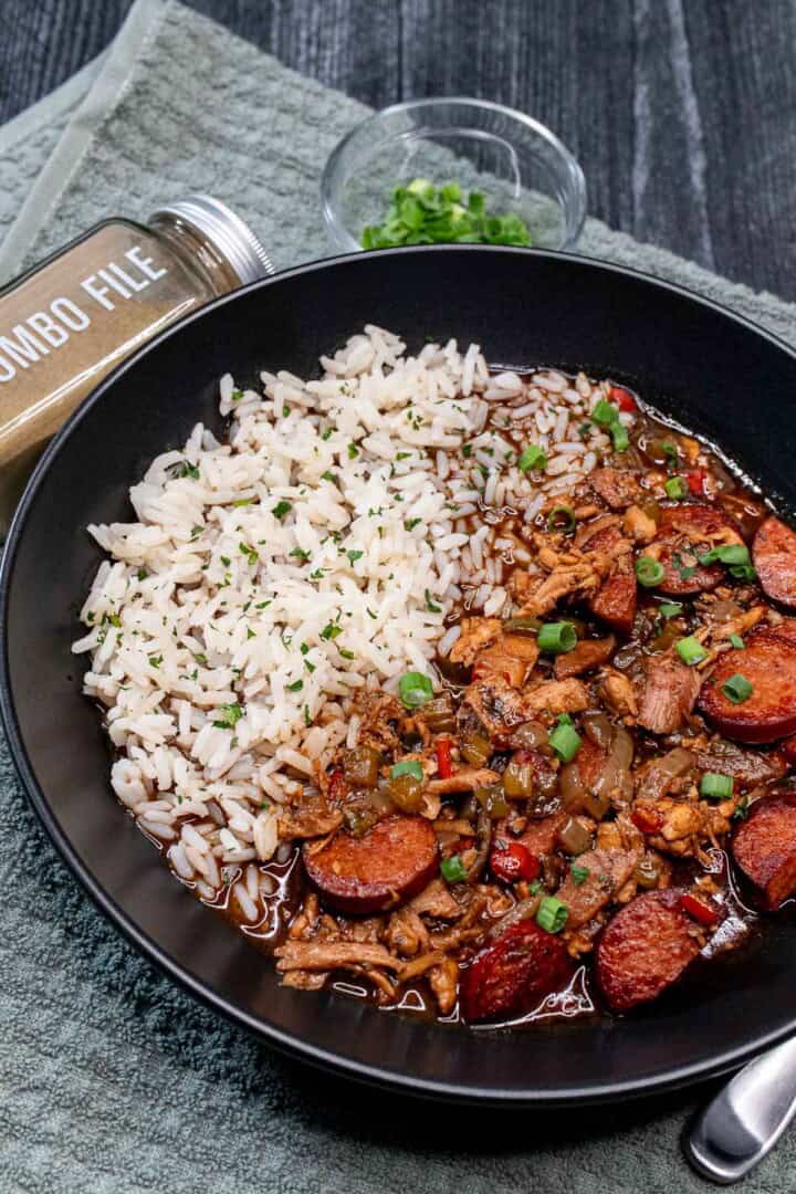 Leftover Turkey Gumbo - The Night Owl Chef