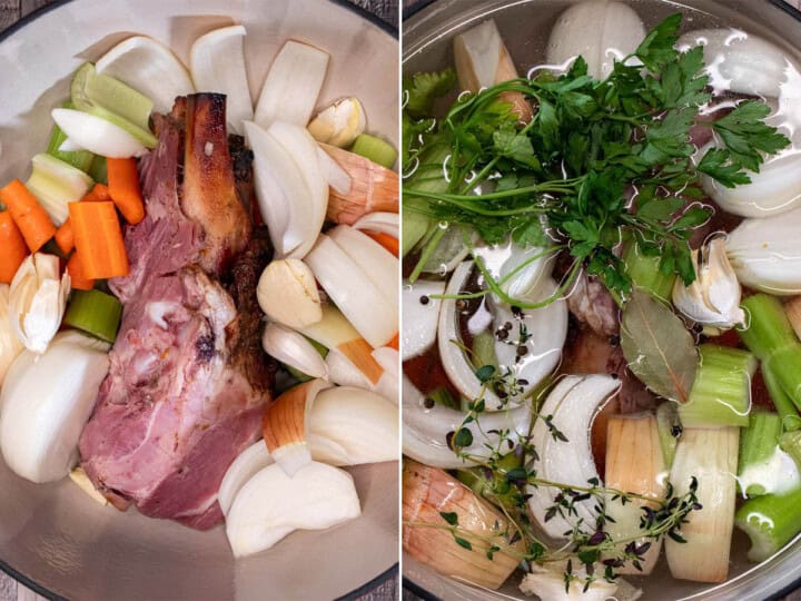 Homemade Ham Stock - The Night Owl Chef