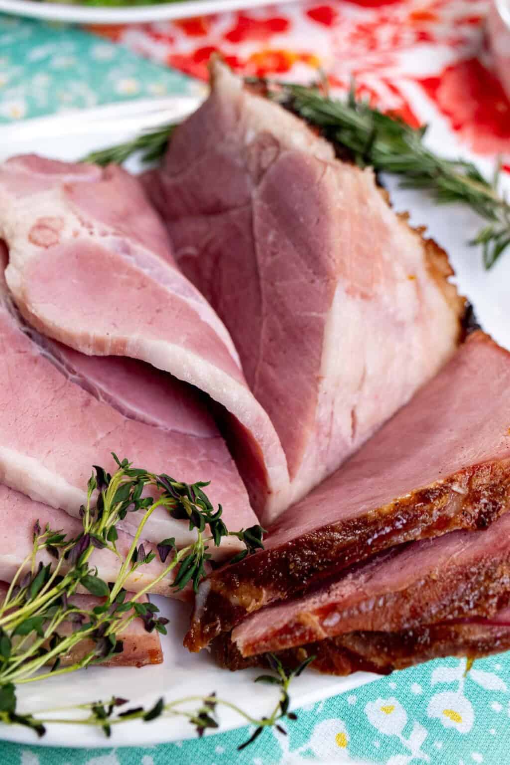 Maple Bourbon Glazed Ham - The Night Owl Chef