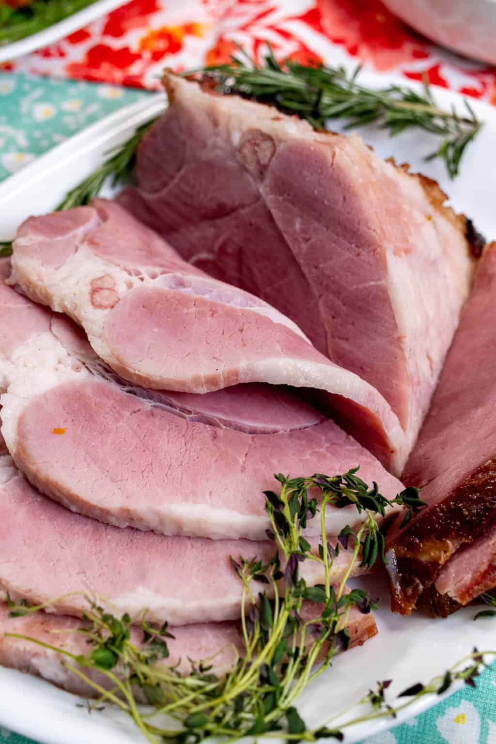 Maple Bourbon Glazed Ham - The Night Owl Chef
