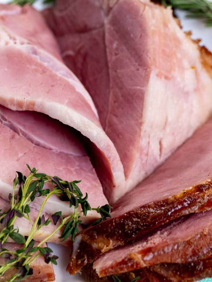 Maple Bourbon Glazed Ham - The Night Owl Chef