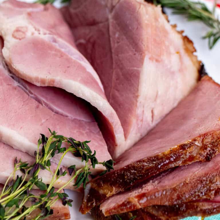 Maple Bourbon Glazed Ham - The Night Owl Chef
